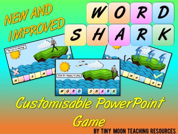 NEW Word Shark / Hangman PowerPoint Activity | Teaching Resources