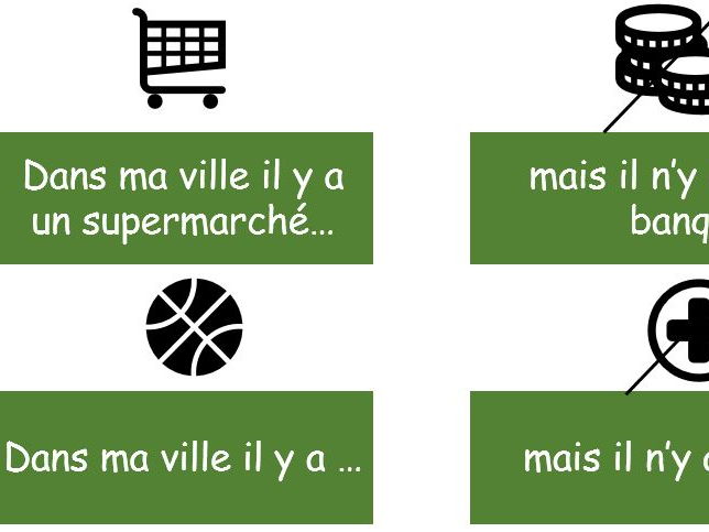 dans ma ville worksheet