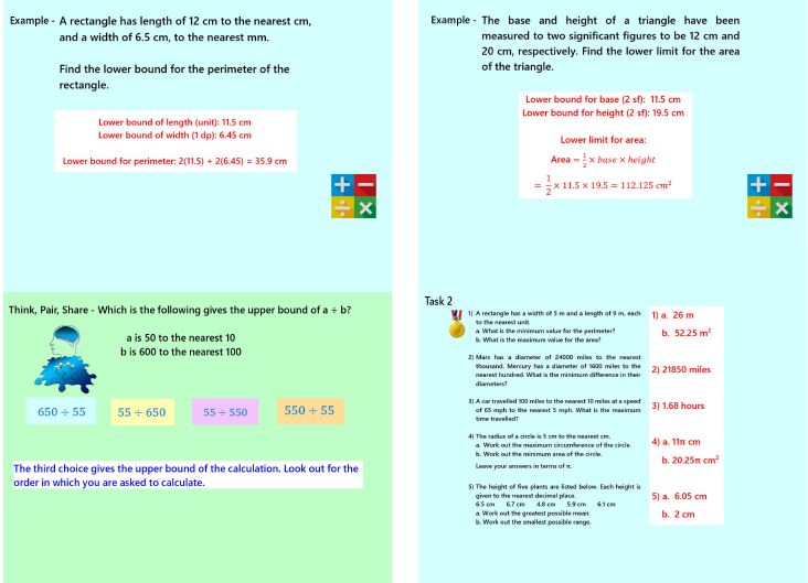 Upper and Lower Bounds Calculations - Maths GCSE Higher ActivInspire ...