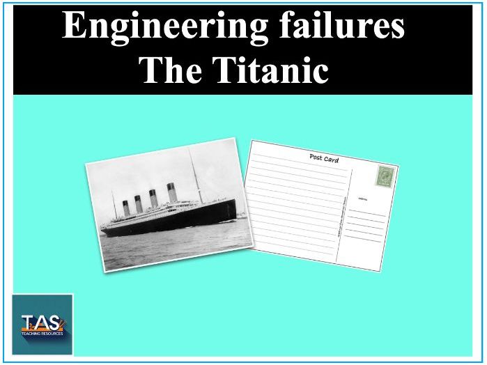Engineering failures postcards - Titanic | Teaching Resources