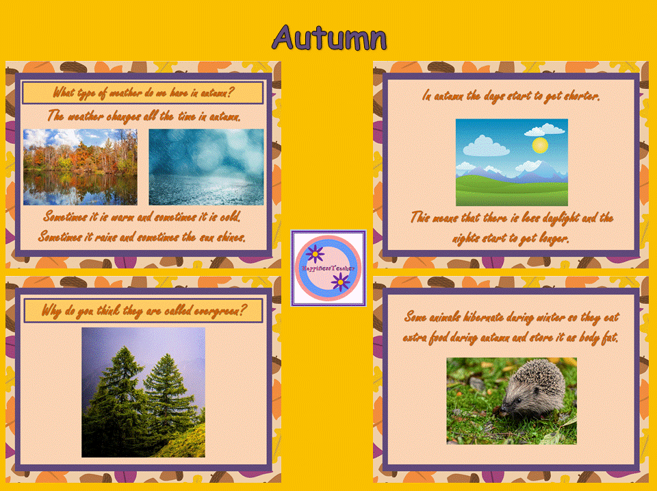 Early years seasons and weather resources