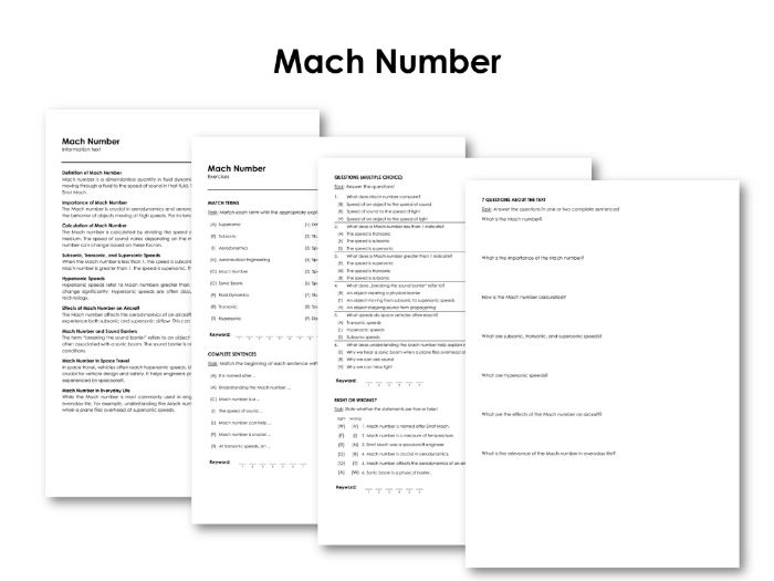 Mach Number | Teaching Resources