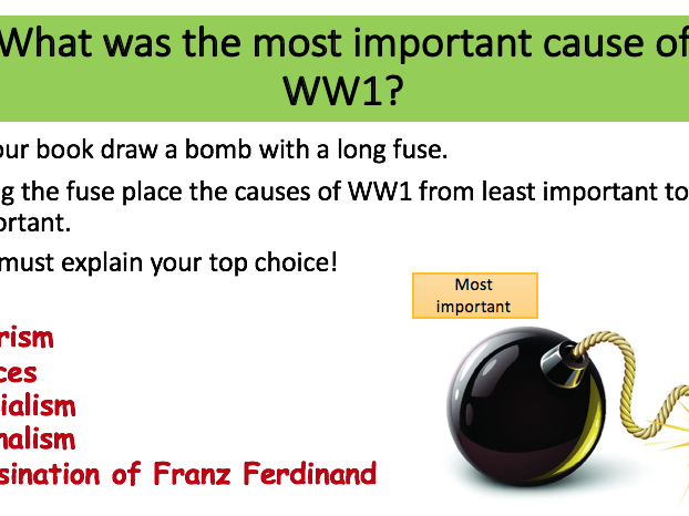 WW1 Causes: Imperialism and Nationalism by katylou1 | Teaching Resources