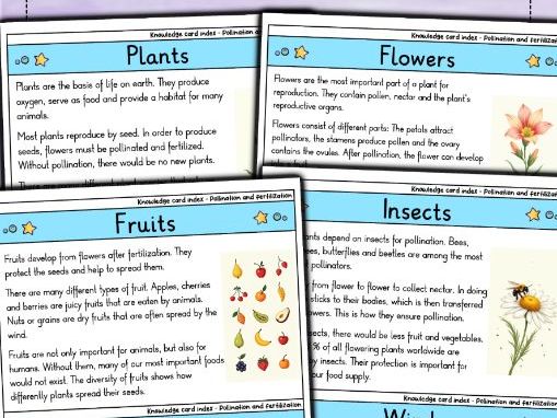 Pollination and Fertilization - Flashcards | Biology | Processes in ...