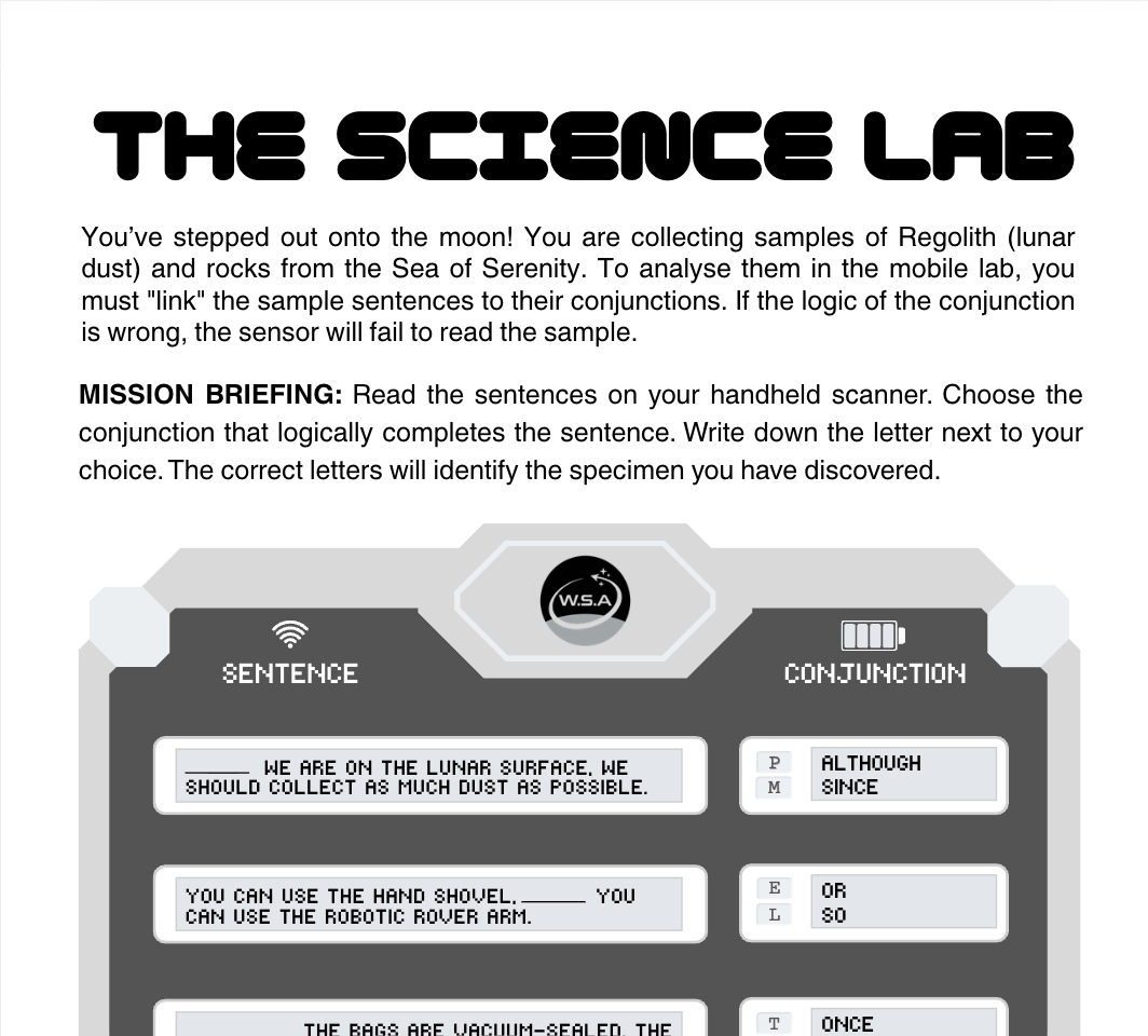 KS2 SPaG Puzzle Pack | Codebreaker Missions | Mission to Space | Year 5 ...