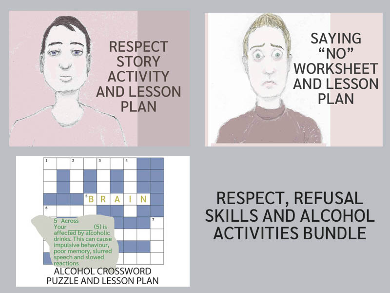 Respect, Refusal Skills and Alcohol Activities Bundle (US) | Teaching ...