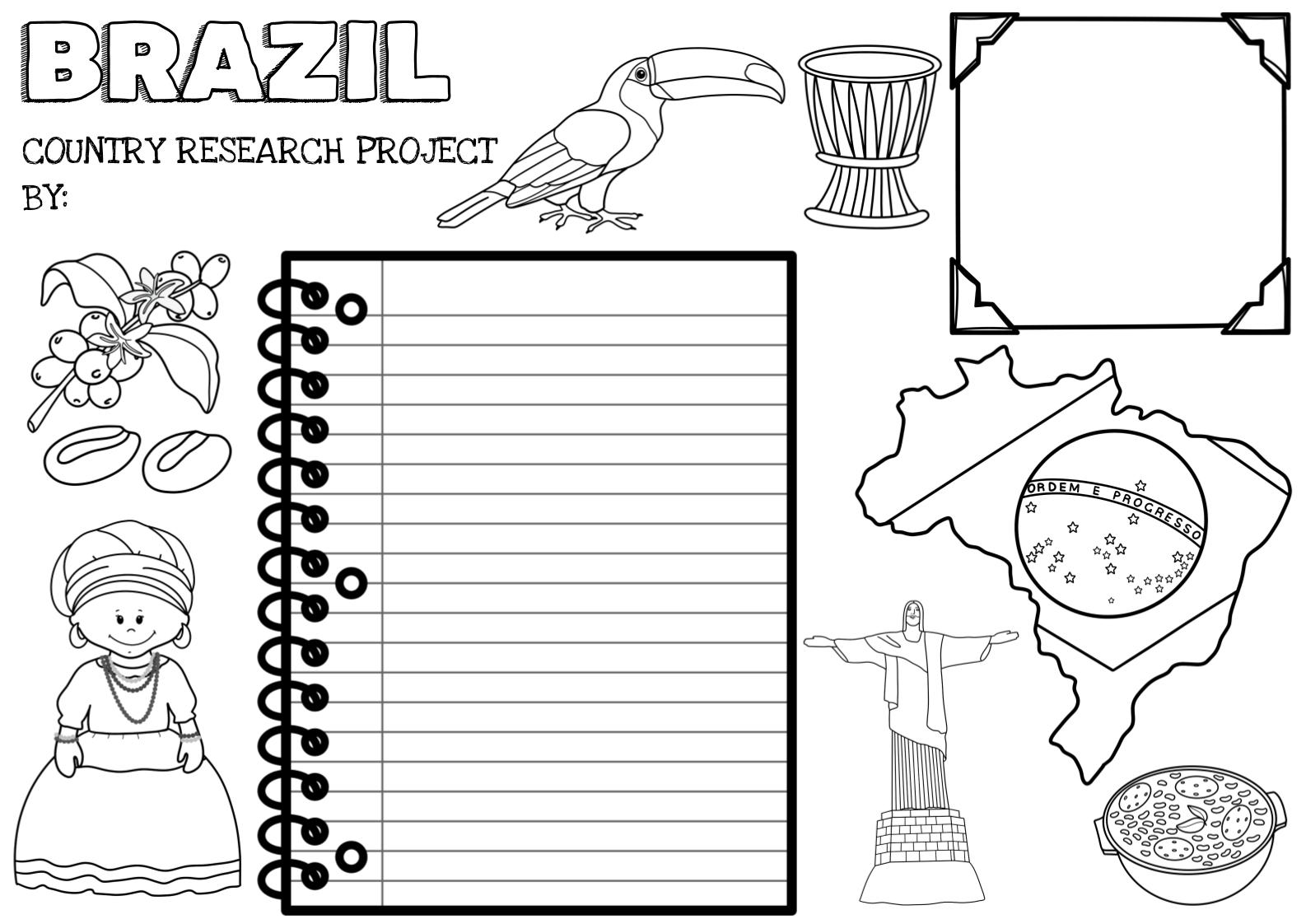 BRAZIL - Country Research Project (Google Slides™) | Teaching Resources