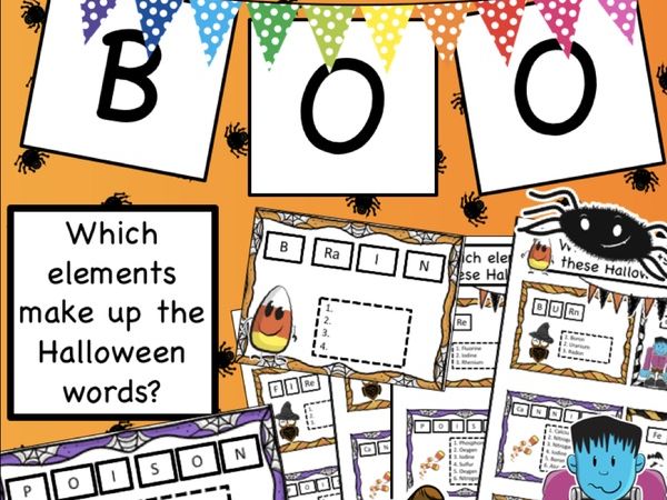 Halloween Elements Chemistry | Teaching Resources