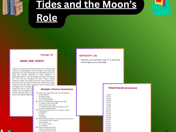 Tides and the Moon's Role | Teaching Resources