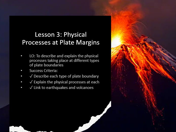 AQA Geography Lesson 3 Plate Boundaries | Teaching Resources