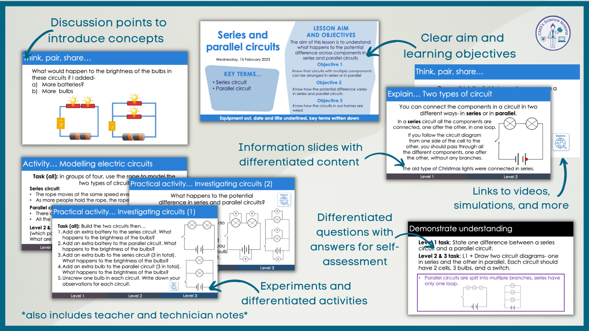 Series and parallel circuits | Teaching Resources