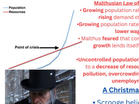 Thomas Malthus- A Christmas Carol | Teaching Resources