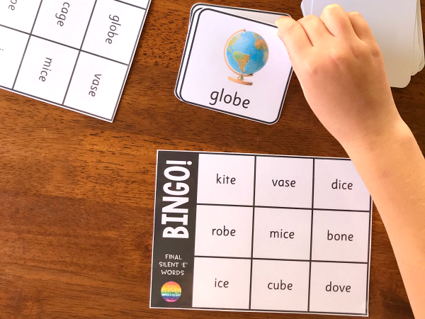 CVCe Final Silent 'e' Word BINGO Game by clevermonkey | Teaching Resources