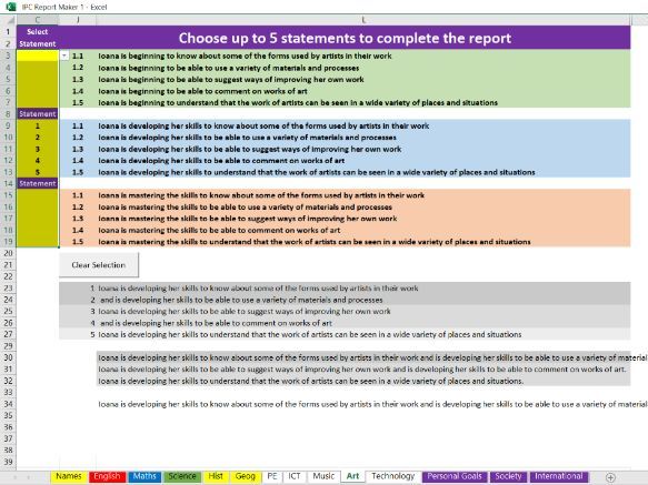 Excel Report Makers - Teaching Resources - TES