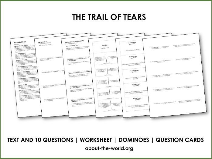 The Trail of Tears | Teaching Resources