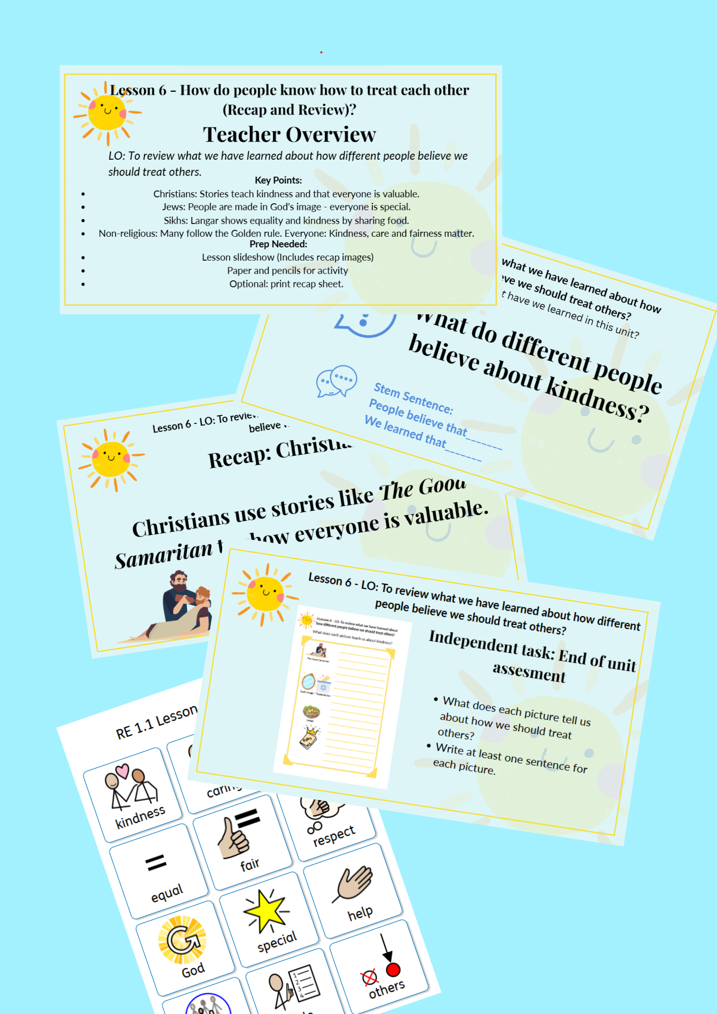 KS1 RE Lesson 6 – How do people know how to treat each other? (Unit ...