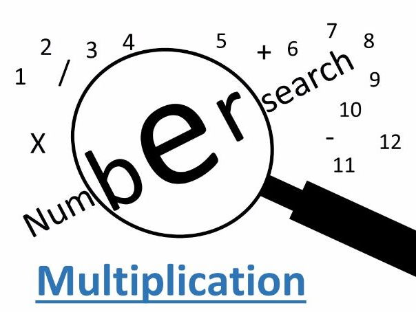 Multiplication Wordsearch 7X Tables Teaching Resources