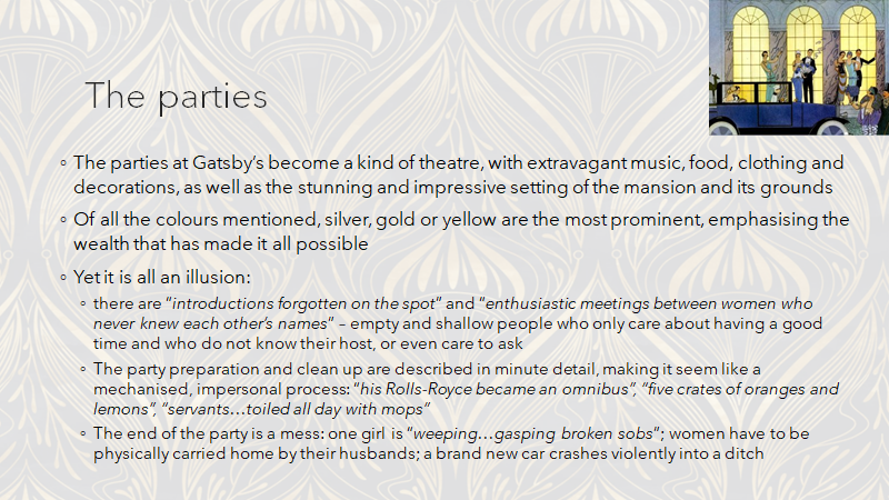 A-Level/DP The Great Gatsby | Teaching Resources