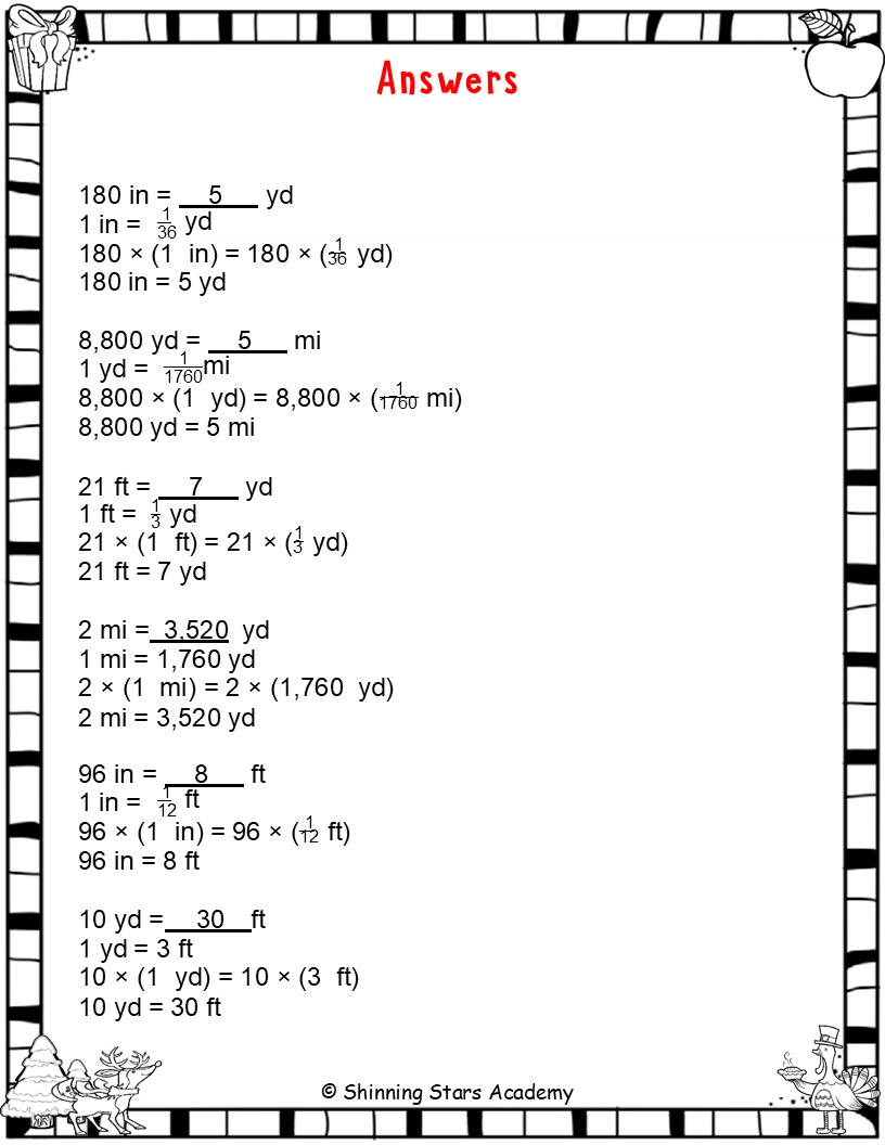 Conversion of English to English Unit (Length) (yd, mi, ft, in ...