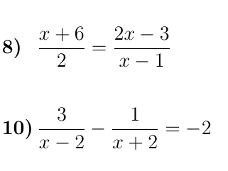 Simplifying algebraic fractions and solving equations with algebraic ...