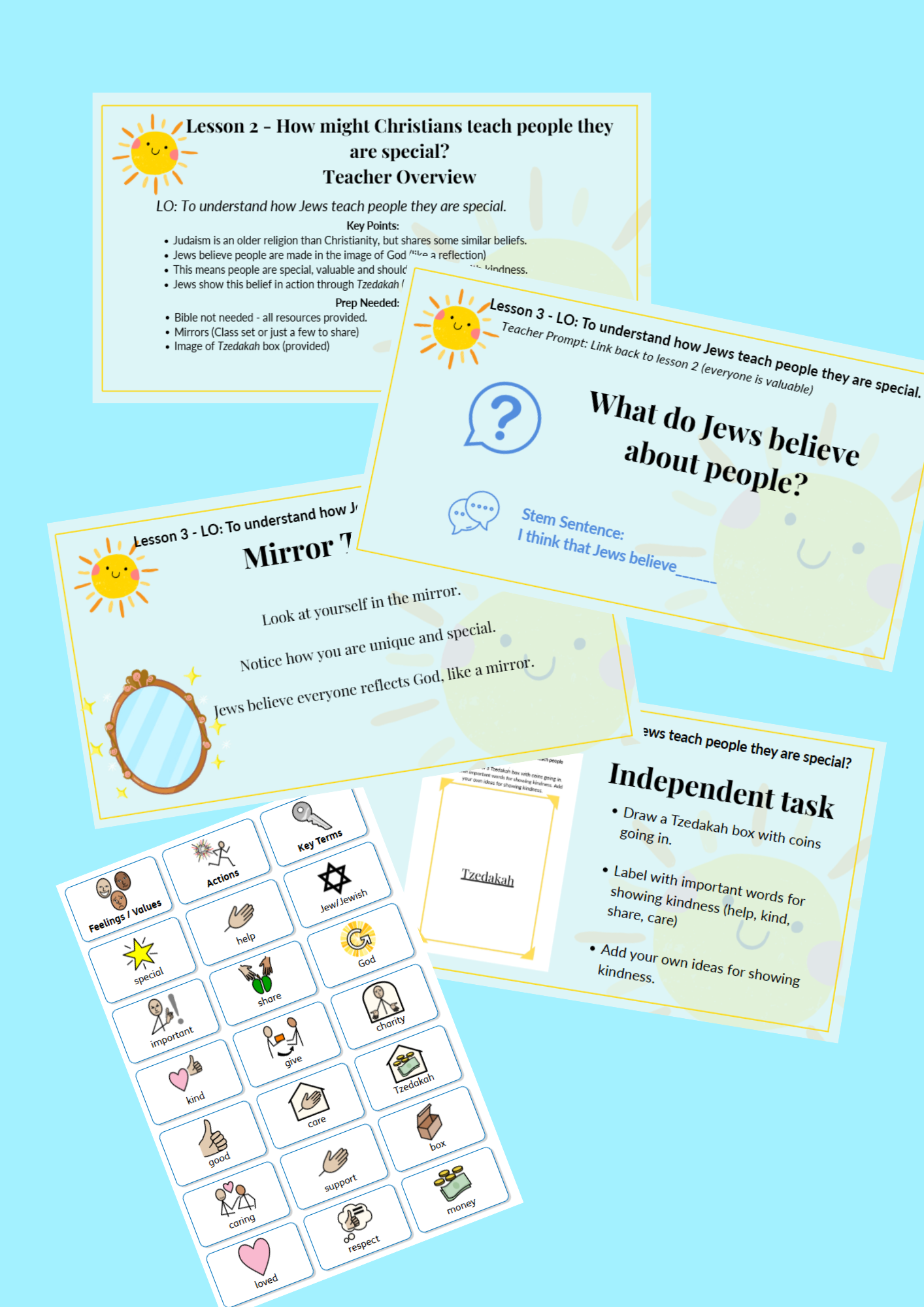 KS1 RE Lesson 3 - How do people know how to treat each other? (Judaism ...