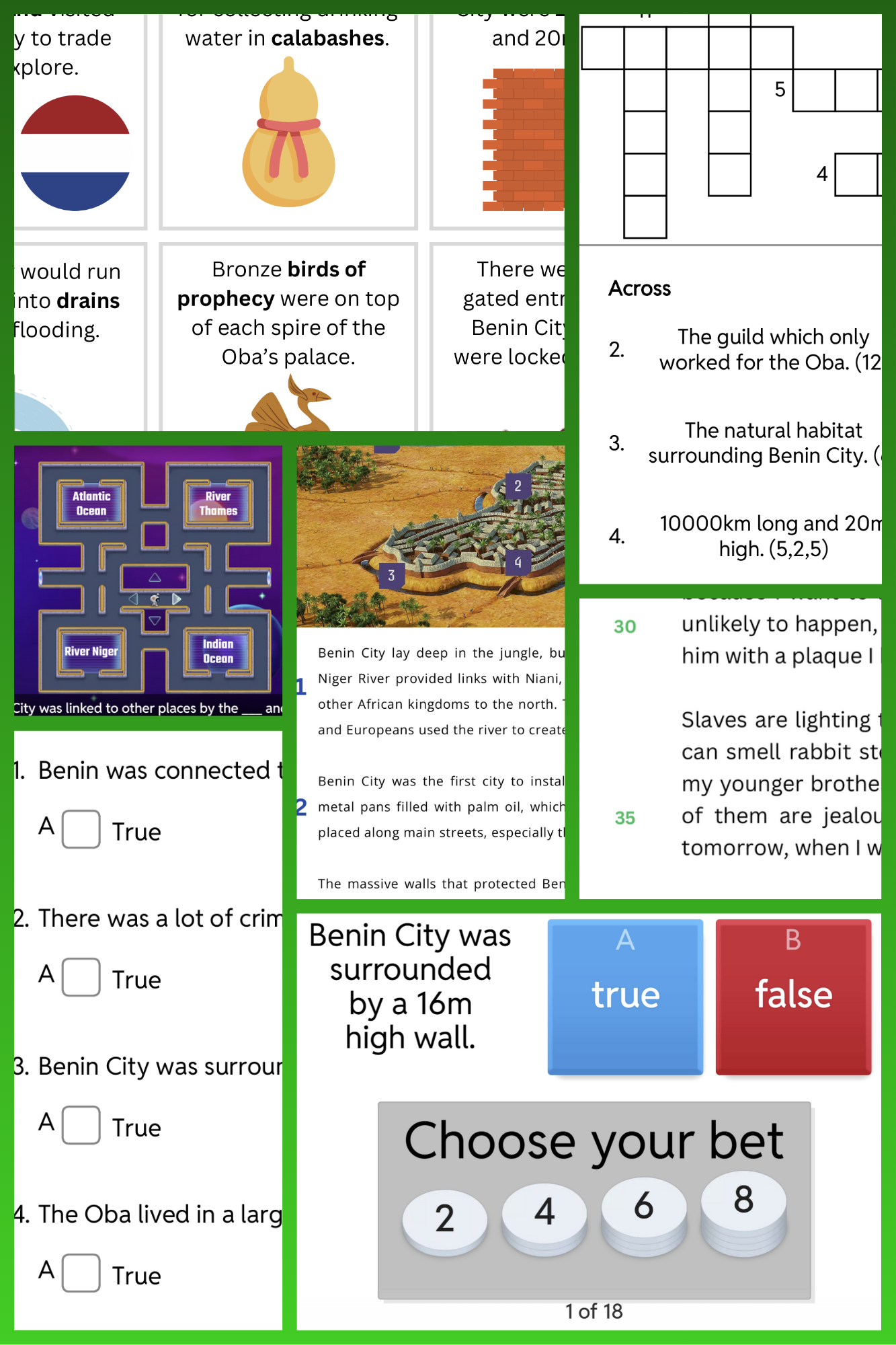 The Kingdom of Benin - Life in Benin City Unit of Work | Teaching Resources