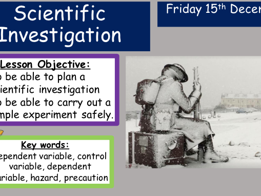 KS3 Scientific Investigation: Practical Skills | Teaching Resources
