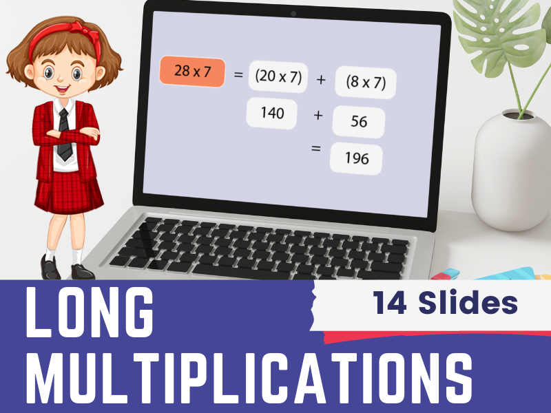Long Multiplication Year 3 Interactive Digital Lesson And Activities Long Multiplication Year 3 Interactive Digital Lesson And Activities