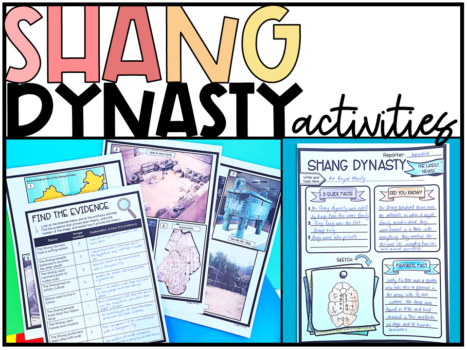 Ancient China Shang Dynasty Activities KS2 | Teaching Resources