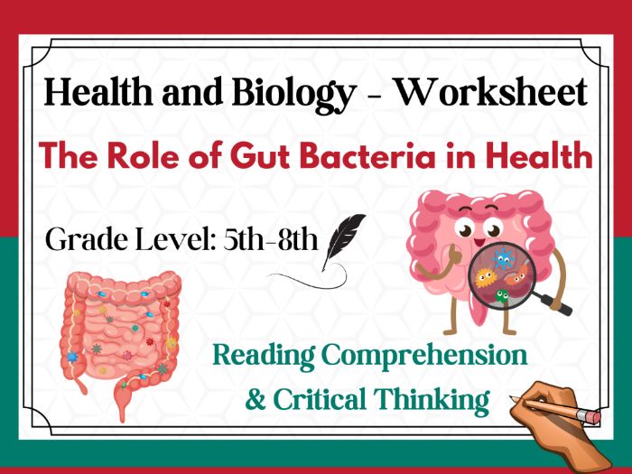 Health and Biology : Reading Comprehension Passages & Questions ...