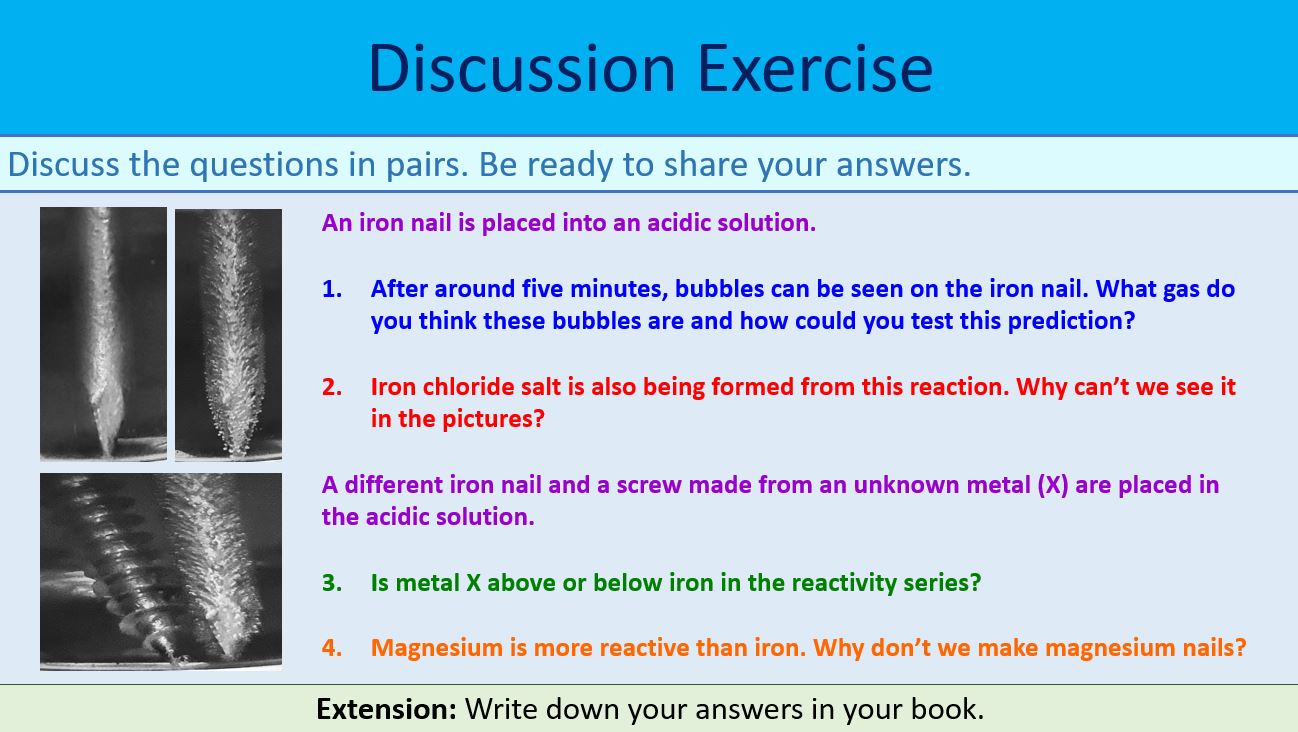 Acids and Metals ~ KS3 ~ Year 8 | Teaching Resources