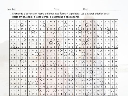 Past Simple with Verbs Estar and Ser Wacky Trails Spanish Worksheet ...