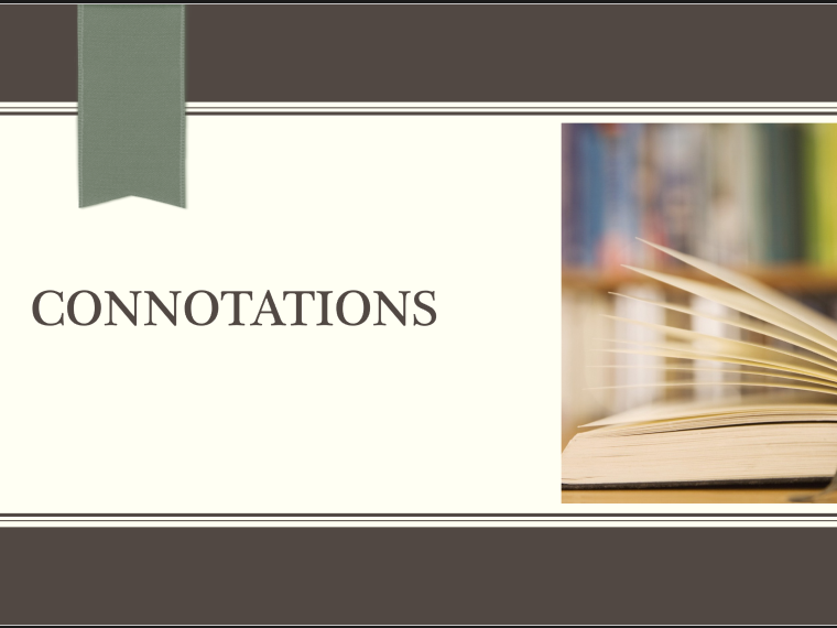 Connotations | Teaching Resources