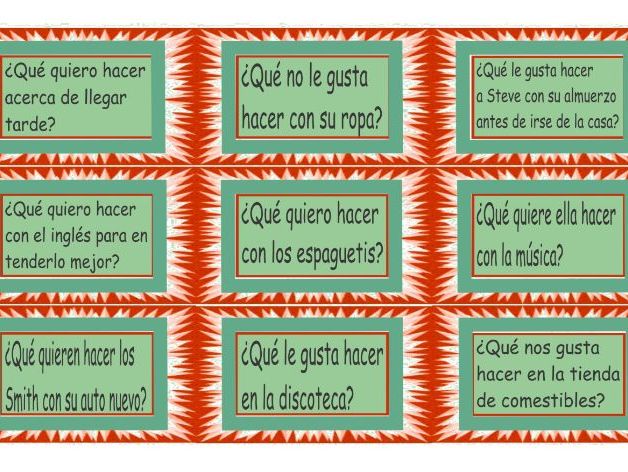 Infinitives Spanish 4 Worksheet-2 Game-1 Exam Bundle | Teaching Resources