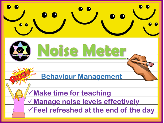 Noise Meter Display, Noise-o-meter, Classroom Noise Monitor, Behaviour ...