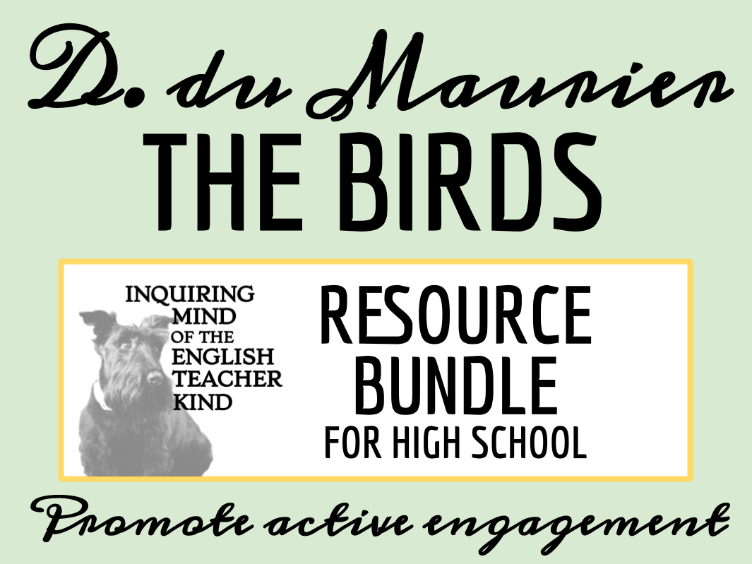 "The Birds" by Daphne du Maurier Quiz and Close Reading Bundle ...
