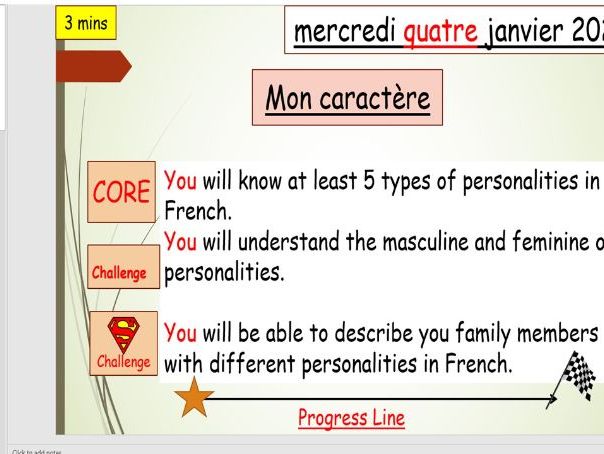 Mon character - | Teaching Resources