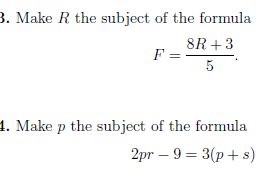 Formulae and equations worksheet (with solutions) | Teaching Resources