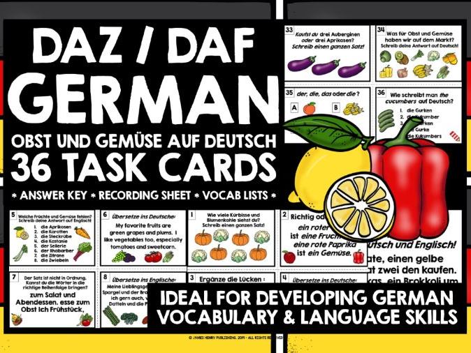 Fruits And Vegetables In German at Hector Myers blog