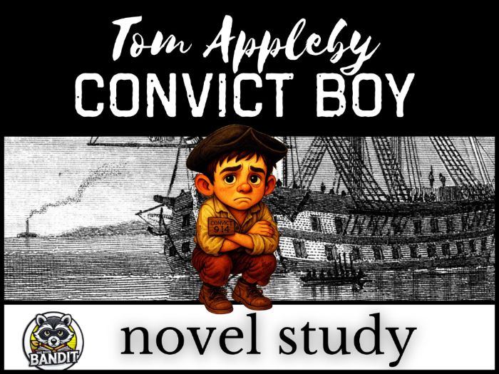 TOM APPLEBY CONVICT BOY - Novel Study | Teaching Resources