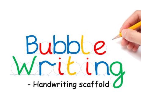 Bubble Writing - Starter Pack **NON-CURSIVE** | Teaching Resources