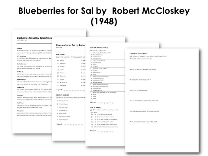 Mccloskey Blueberries For Sal at Arthur Popp blog