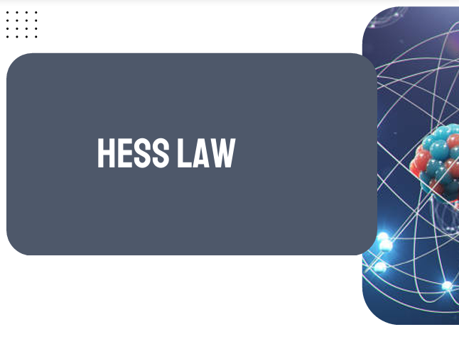 AP Chemistry Unit 6: Hess's Law | Teaching Resources