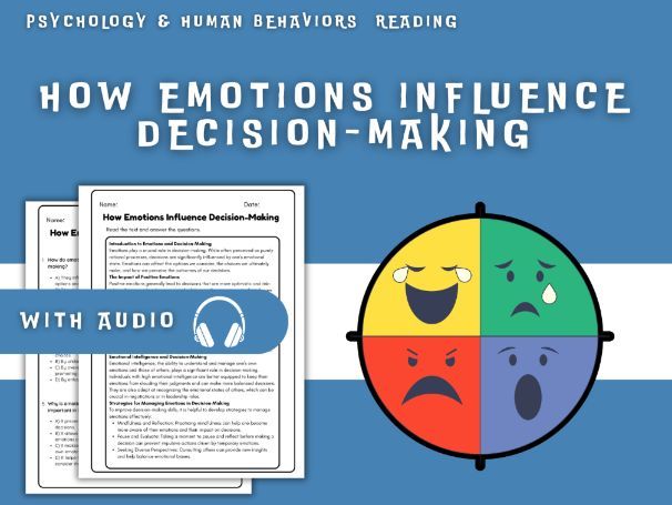 How Emotions Influence Decision-Making -Psychology and Human Behavior ...