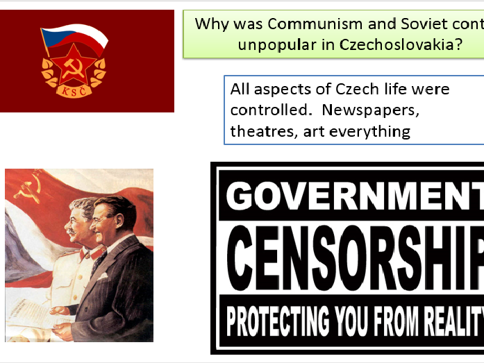 Prague Spring - Causes and consideration of Soviet reaction | Teaching ...