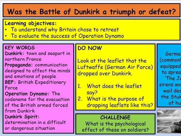Was the Battle of Dunkirk a triumph or defeat? | Teaching Resources