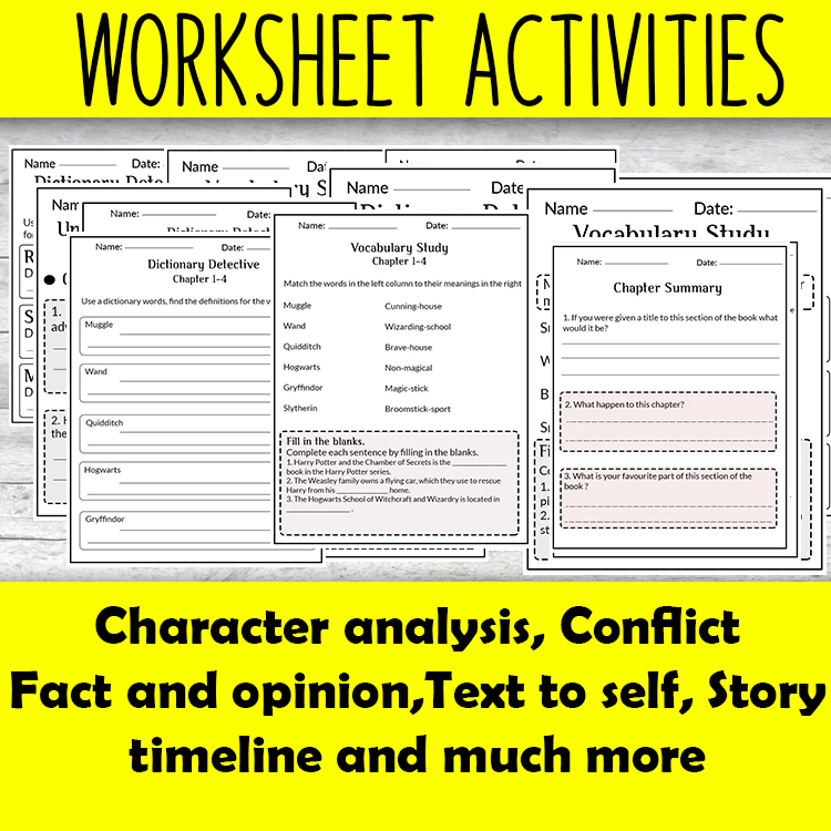 Harry Potter and the Chamber of Secrets Novel Study | Teaching Resources