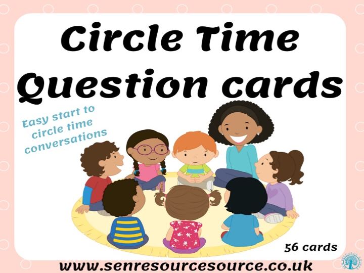 Circle Time Question Cards | Teaching Resources