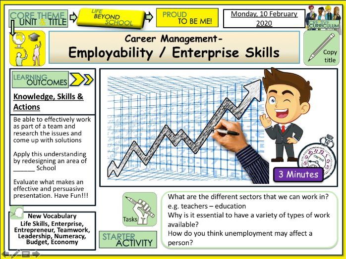 Enterprise and employability Skills | Teaching Resources