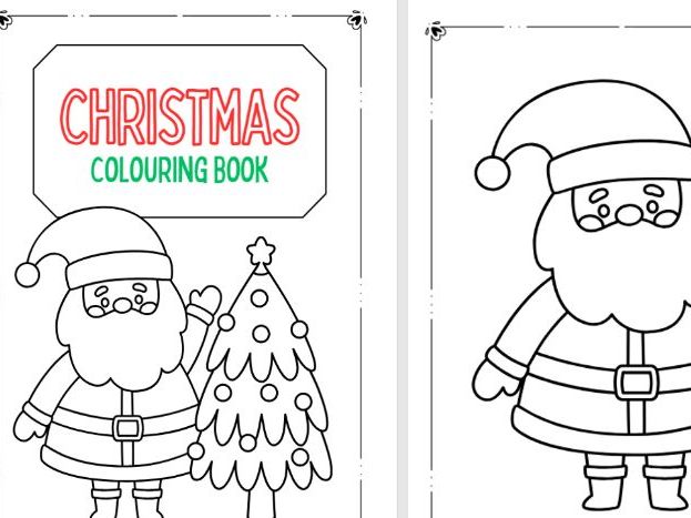 KS1 Christmas Colouring Book | Teaching Resources